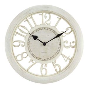 equity 20857 11.5" delaney floating dial quartz clock