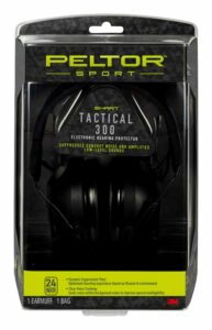 peltor sport tactical 300 smart electronic hearing protector, bluetooth wireless ear muffs, nrr 22 db, bluetooth headphones with recessed microphone, ideal for range, shooting & hunting (tac300-oth)