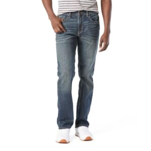 levi strauss signature gold men's relaxed fit flex jeans (available in big & tall), headlands, 38w x 32l