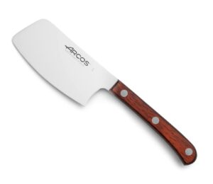 arcos steak knife/table knife 4 inches nitrum stainless steel and 90 mm blade. steak knife to cut fillets and grilled meat. handle pack - wood brown. series mesa. color brown