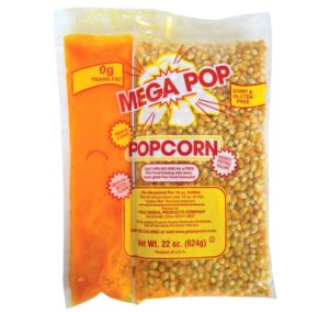 gold medal mega pop corn, oil and salt kit (16 oz. kit, 20 ct.) - (popcorn kernels & flavorings)