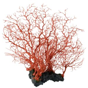 underwater treasures sea fan coral - red