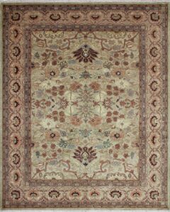 noori rug hand knotted area rug 8'1" x 10'1" gray