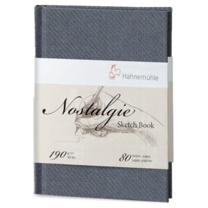 nostalgie sketch book 190g/m², drawing notebook, a5, portrait, 40 fls