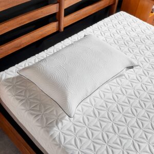 tempur-pedic tempur-protect pillow protector, queen - 28.5" x 20", white