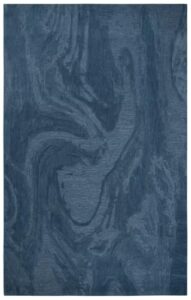 rizzy home | fa179b | fifth avenue collection | wool area rug | 8' x 10' | blue/gray/rust/blue abstract