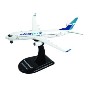 daron postage stamp westjet 737-800 1/300 ps5815-1