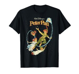 disney peter pan darling flight vintage graphic t-shirt t-shirt