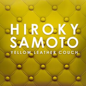 yellow leather couch