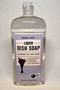 trader joe's - liquid dish soap lavender tea tree scent - 25 fl oz