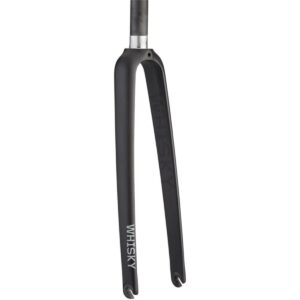 whisky - no.7 carbon fiber road bike fork - quick release, 1-1/8 inch straight steerer, mid reach rim brake