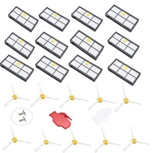 loveco 2 set replacement debris extractor compatible for 800 series 850 860 861 866 870 880 890 900 series 960 980 981 985 robotic