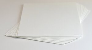 crane's lettra 100% cotton paper 300gsm/110lb, 200 qty, 5.5x8.5 (a9), pearl white