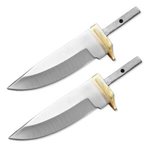 whole earth supply 420 stainless steel knife (420 stainless steel, pair of 3.75 inch blades)