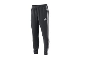 adidas men's tiro 19 pants, dark grey/white, small