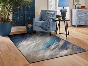 modern area rugs for living room 8x10 blue gray large rugs for dining room 8x11 clearance under 100