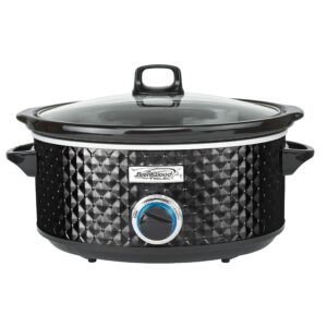 brentwood select slow cooker, 7 quart, black