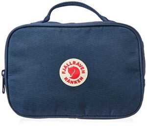 fjällräven kånken toiletry bag – cute pouch for women – g-1000® eco-friendly material – webbing handle navy one size one size