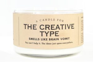 whiskey river candle (the creative type)