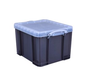 really useful box 35 litre transparent smoke