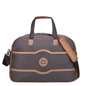 delsey luggage chatelet soft air weekender duffel (mocha)