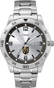 timex tribute men's nhl citation 42mm watch – vegas golden knights with stainless steel expansion band