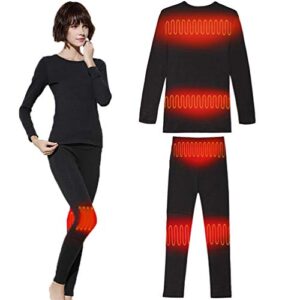 thermal underwear set women men,breathable flexible undershirt snow gear for home indoors, outdoors, sports,winter