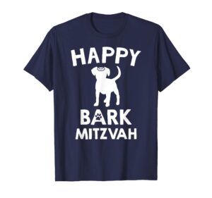 bark mitzvah t shirt | jewish dog lover bar mitzvah t-shirt t-shirt