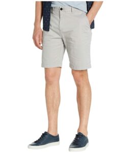 tommy hilfiger men's casual stretch chino shorts, drizzle, 33