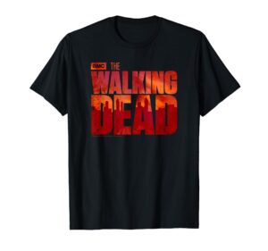 the walking dead blood logo t-shirt