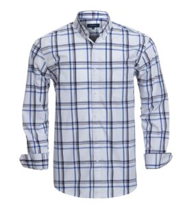 double pump mens button down shirts cotton long sleeve shirts regular fit(rm08ls02,xxl)