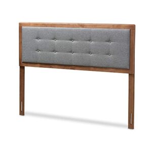 baxton studio headboards, full, dark gray/walnut