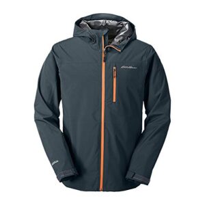 eddie bauer men's cloud cap stretch 2.0 rain jacket, waterproof, storm, large