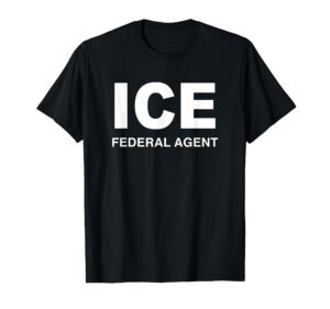 ice federal agent us border patrol halloween costume t-shirt