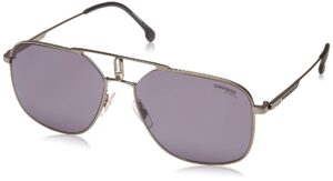 carrera modern standard sunglasses, kj1/2k dk ruthenium, 59