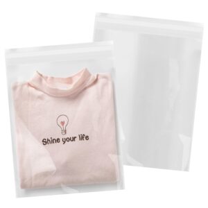 imailer - 500 pack - 11" x 14" self sealing cellophane bags- large clear cello plastic poly bags for prints, photos, documents, clothing, t-shirt