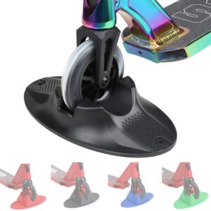 vokul scooter stand parking kick scooter holder stand fit most scooters for 95mm -110mm scooter wheels - multiple scooters, stable base,organize scooters, works perfect