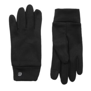 c9 champion kids' machine washable lightweight gloves, touch screen friendly, black, boys' 8/16