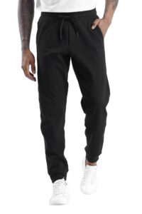 the gym people men's fleece joggers pants with deep pockets athletic loose-fit sweatpants for workout, running, training