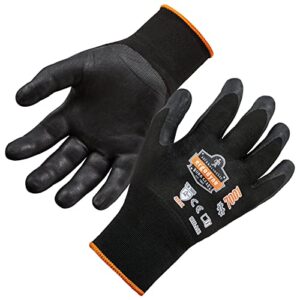 ergodyne - 7001 2xl blk abras resis nitrile-coated gloves dsx (17956)