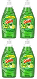 gain ultra dishwashing liquid dish soap, original scent - 21.6 fluid ounce (pack of 4)