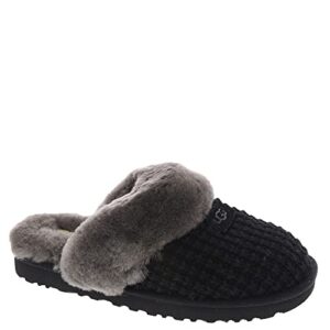 ugg women's cozy slipper, black, 08