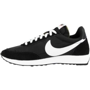 nike men's race running shoe, black white team orange, 11