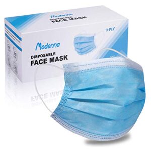 modenna face mask blue disposable 50pcs