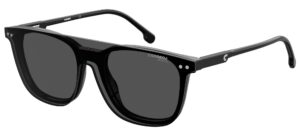 carrera 2023t/c rectangular sunglasses, black/gray, 48mm, 18mm