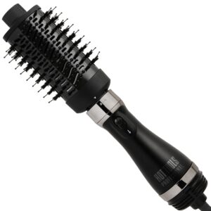 hot tools pro artist black gold detachable one step volumizer and hair dryer | pro drying & styling (medium)