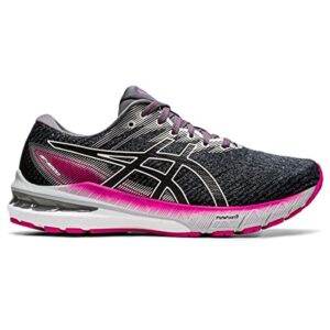 asics women's gt-2000 10 running shoes, 9, sheet rock/pink rave