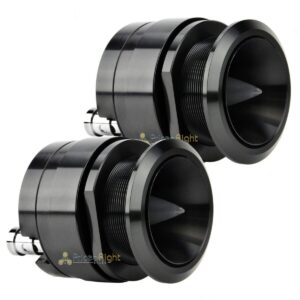 2x super tweeter 500 watts max 1" aluminum titanium bullet