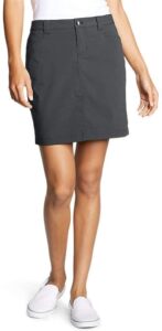 eddie bauer ladies' skort - dk smoke (grey) 12