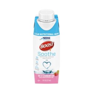 boost soothe clear nutritional drink, strawberry kiwi, 8 fl oz, 6-pack